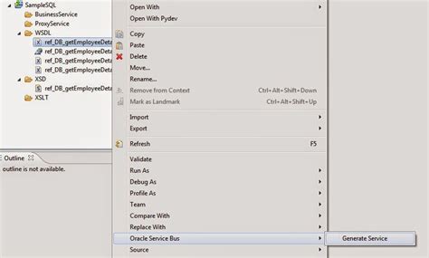 Oracle Fusion Middleware How To Invoke Sql Query From Osb Pass Through
