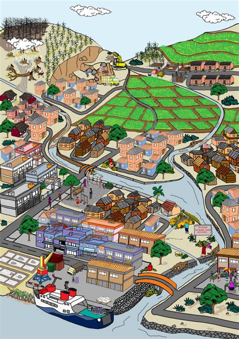 Mapcityscape And People Illustration By Sucksuu Fiverr