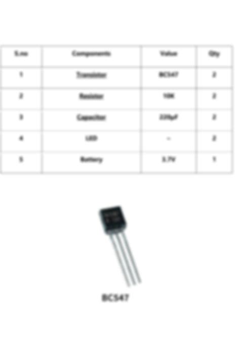 SOLUTION Led Flip Flop Circuit Using Bc Transistors Studypool