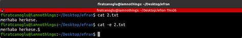 Örneklerle Linuxta Cat Komutu Nasıl Kullanılır Linux Data Linux Sysadmin