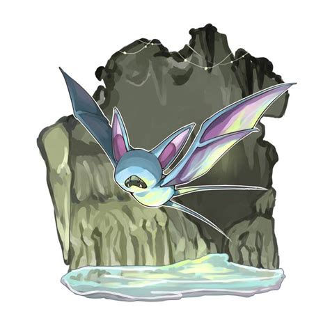 关都 41蝙蝠宝可梦超音蝠 ズバット 插画图片 BoBoPic