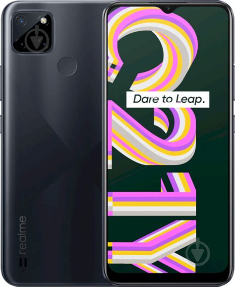 ᐉ Смартфон realme C21Y 2022 4/64GB cross black (RMX3263) • Купить в ...