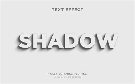 Premium Psd Shadow Text Effect