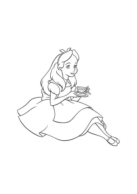 Раскраски раскраски из мультфильмов раскраска алиса в стране чудес