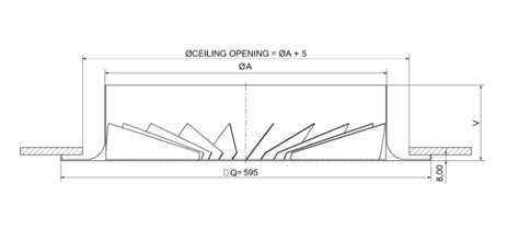 Square Swirl Diffusers PSA Polyaire Commercial Air Conditioning