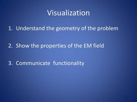 Ppt Visualizing Electromagnetic Fields The Visualization Toolkit