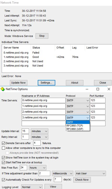 15 Best Free Network Time Synchronizer For Windows
