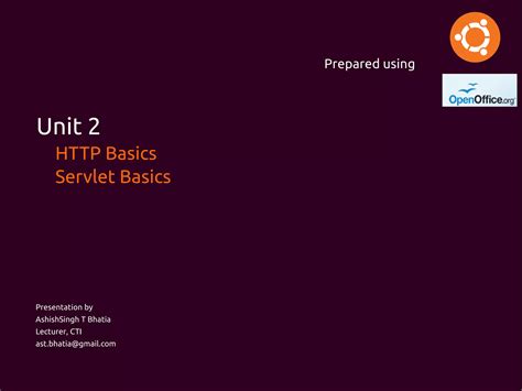 And Servlet Basics Ppt