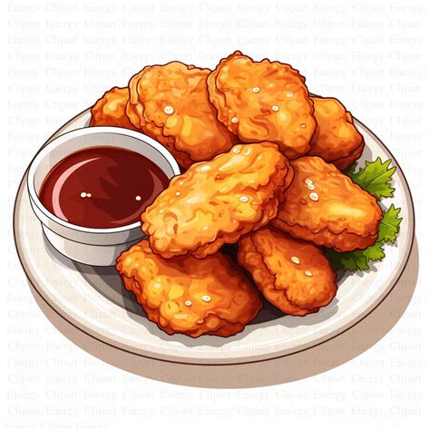 Chicken Nuggets Clipart 5 High Quality S Digital Download
