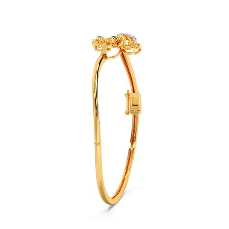 Dancing Peacock Diamond Bracelet For Women Under 50k Candere By Kalyan Jewellers