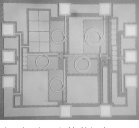 Figure from A μm CMOS low noise amplifier using a current reuse technique for