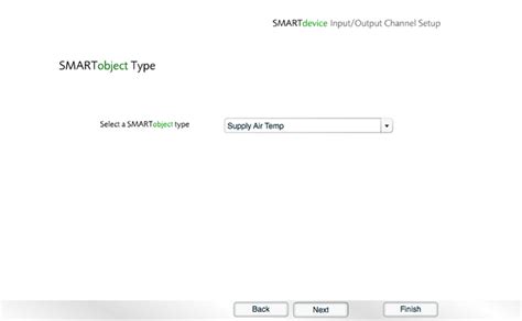 configure analogue inputs
