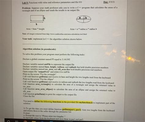 Solved Lab 9 Functions With Value And Reference Parameters