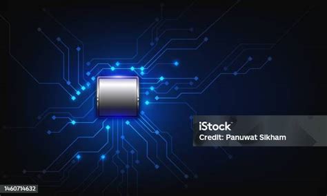 회로 기판 기술 배경 중앙 컴퓨터 프로세서 Cpu 개념 마더 보드 디지털 칩 0명에 대한 스톡 벡터 아트 및 기타 이미지 0