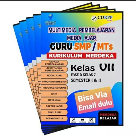 Modul Ajar Informatika Smp Mts Fase D Kelas 7 Ikm Kurikulum Merdeka Lazada Indonesia