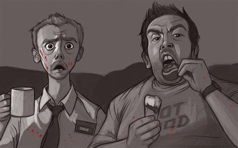 красивые картинки Ник Фрост Nick Frost Simon Pegg Саймон Пегг Shaun Of The Dead