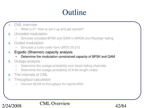 PPT A Guided Tour Of CML The Coded Modulation Library PowerPoint Presentation ID 4328505