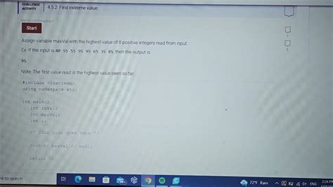 solved begin{tabular}{l l} challenge and 4 5 2 find extreme