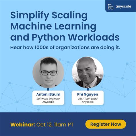Anyscale On Linkedin Python Ml Ray Webinar