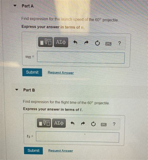 Solved Two Projectiles Are Launched Simultaneously From The