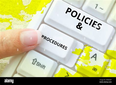 Sign Displaying Policies Procedures Business Showcase List Of Rules