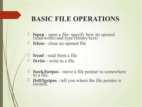 File Management And Handling By Prabhakar Ppt Operating Systems Computer Software And