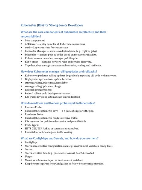 Kubernetesinterviewproblems Pdf