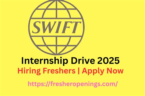 Swift Company Internship 2025 Mass Hiring Freshers For Customer