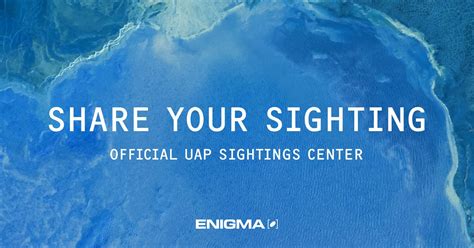 Submit Sighting Enigma Labs