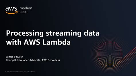 processing streaming data with aws lambda aws online tech talks