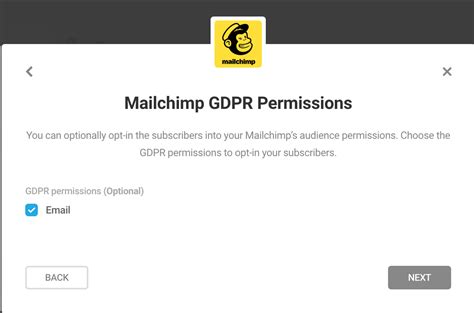 Optional Gdpr Checkbox On Mailchimp Integration