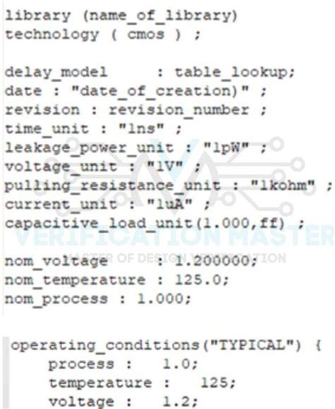 Liberty File Vlsi Master