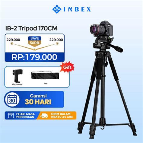 Promo Inbex 170cm Tripod Kamera Hp Bluetooth Remote Tripot Handphone Holder Tripod Kab