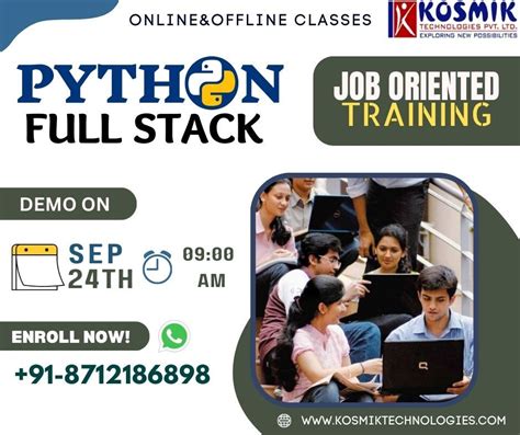Kosmiktechnologies Pvt Ltd On Linkedin Pythonfullstack Pythonfullstackonlinetraining