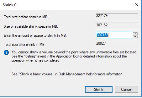 How To Make Partition From Existing Drive Windows Server Utho Docs