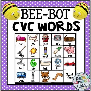 BEE BOT Mat CVC Words By Della Larsen S Class TPT