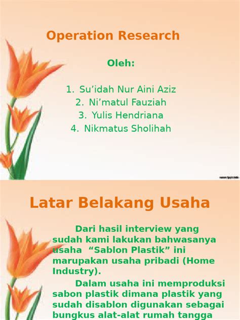 Operation Research Pdf