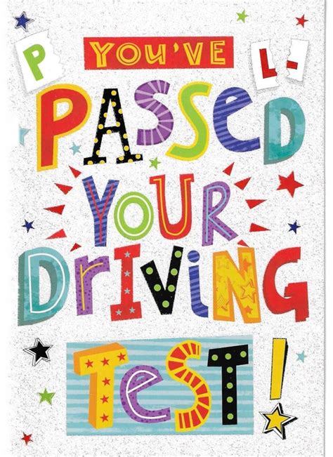 Passed Your Driving Test Greeting Card By Simon Elvin Condition Brand