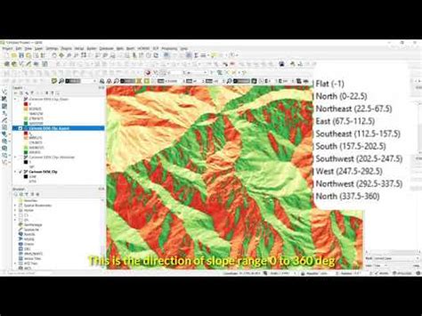 QGIS Tutorial Create Slope Hillshade Aspect Contour Using DEM Analysis Tools QGIS