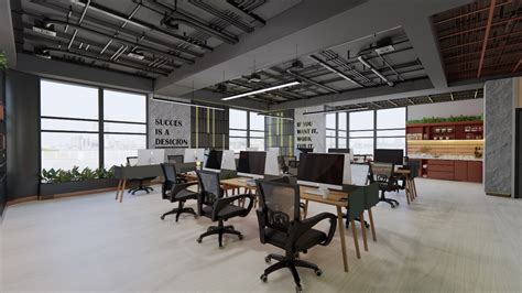 Desain Interior Industrial Modern Cocok Untuk Kantor Kekinian Jasa Desain Interior Kantor