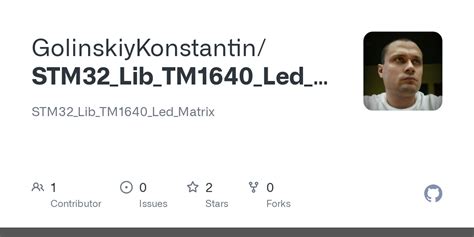 Github Golinskiykonstantin Stm32 Lib Tm1640 Led Matrix Stm32 Lib Tm1640 Led Matrix