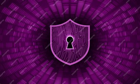 Premium Vector Padlock Cyber Security Future Technology
