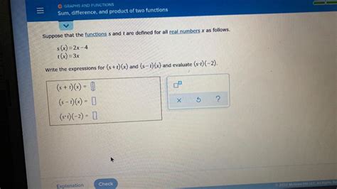 [answered] suppose that the functions s and t are defined for