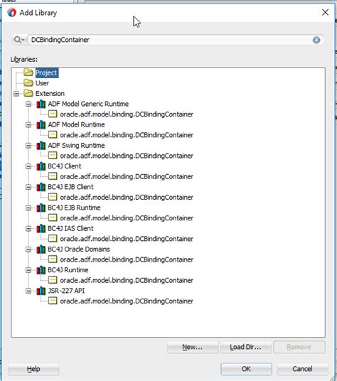 What Is The Correct Library Holding Dcbindingcontainer Jdev 12212 Oracle Forums