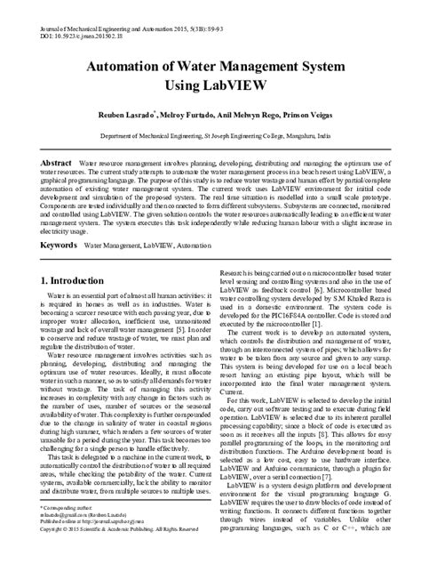 Pdf Automation In Library Management Using Labview