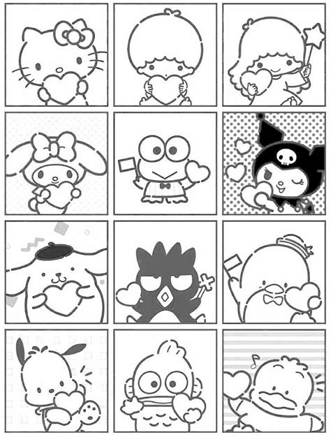 Sanrio Love Hello Kitty Colouring Pages Hello Kitty Coloring Kitty