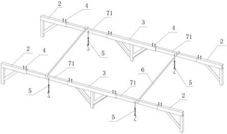 钢筋桁架挠曲变形控制装置的制作方法