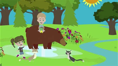 Мультфильм детская песенка Шлепай по лужам Добрый мультик для малышей Youtube