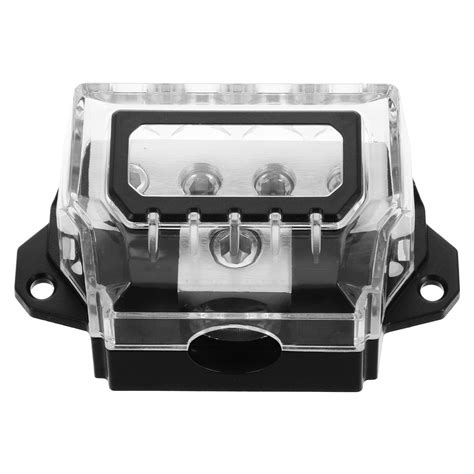 Worgeous Power Distribution Block 4 Way Car Audio Stereo Amp Distribution Connecting Block Amp