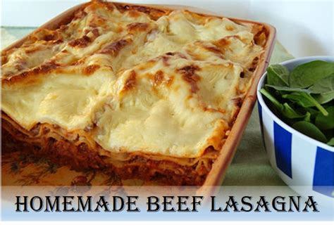 Homemade Beef Lasagna Just Like Mama S